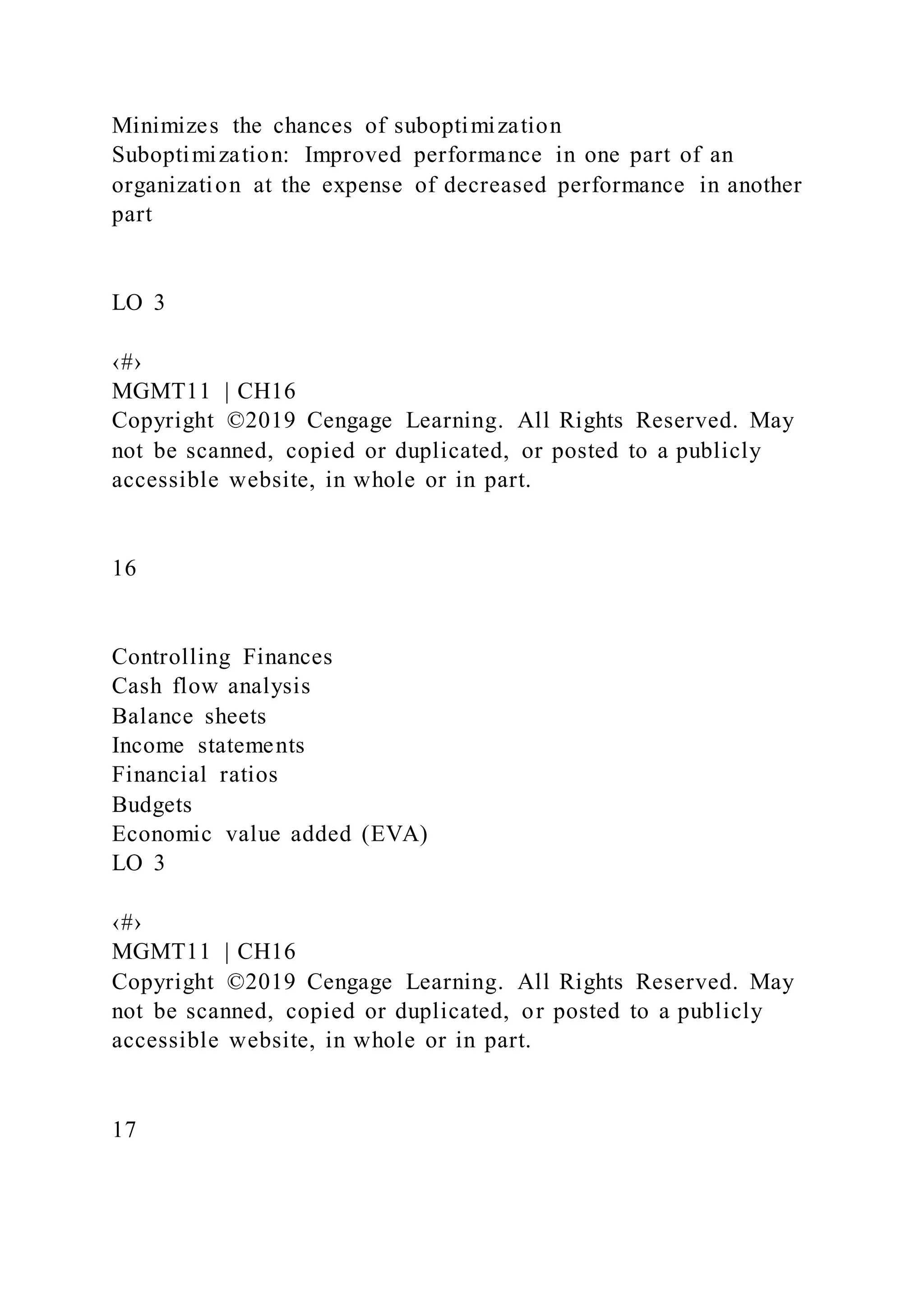 Control Copyright ©2019 Cengage Learning. All Rights Reserved. | DOCX