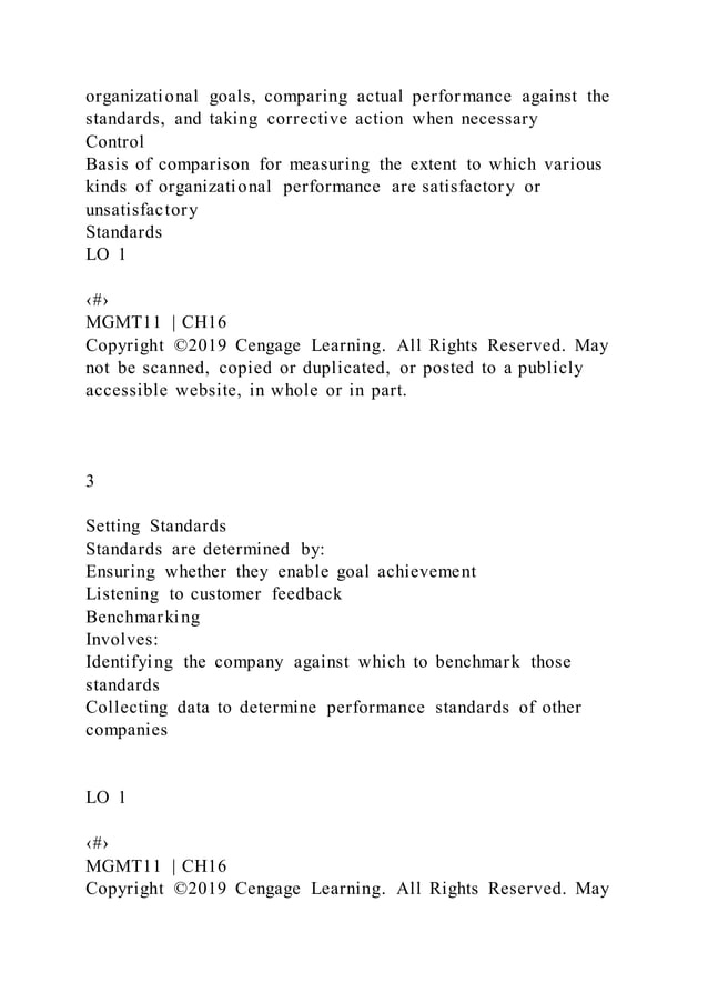 Control Copyright ©2019 Cengage Learning. All Rights Reserved. | DOCX