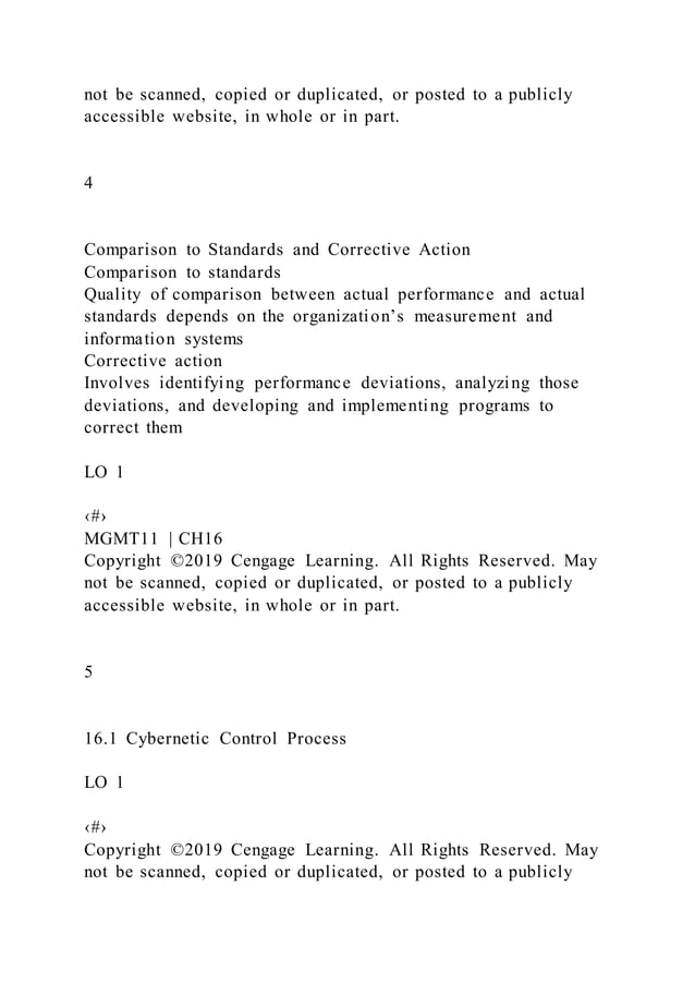 Control Copyright ©2019 Cengage Learning. All Rights Reserved. | DOCX