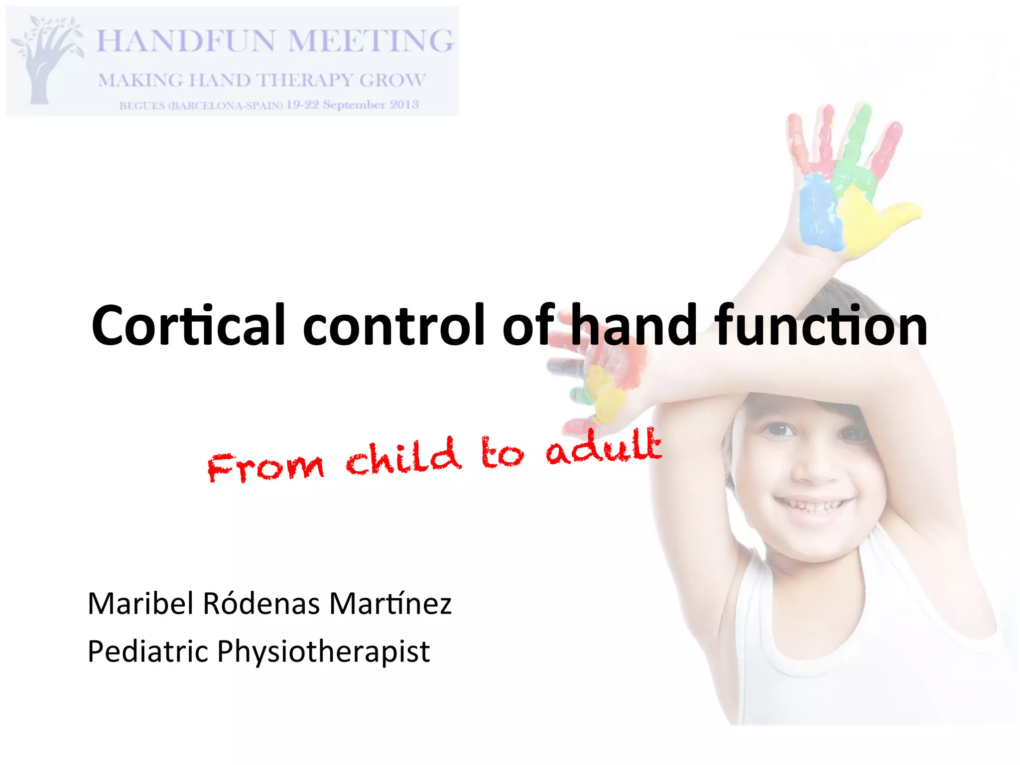 Cortical control of hand function | PDF