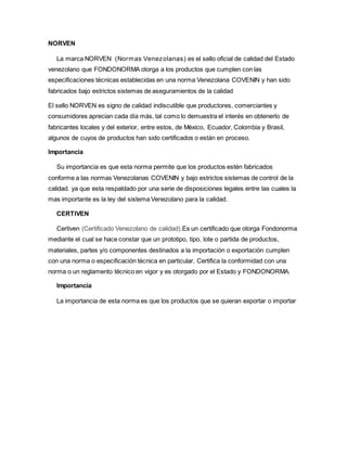 Control de calidad | DOCX
