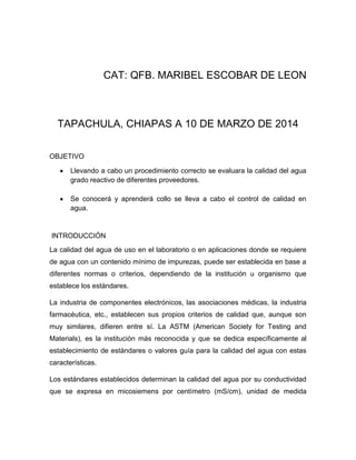 Control de calidad 2 | DOCX