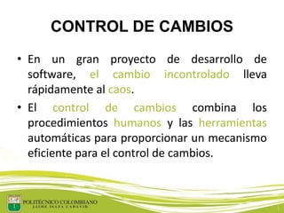 Control de cambios | PPTX