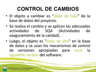 Control de cambios | PPTX