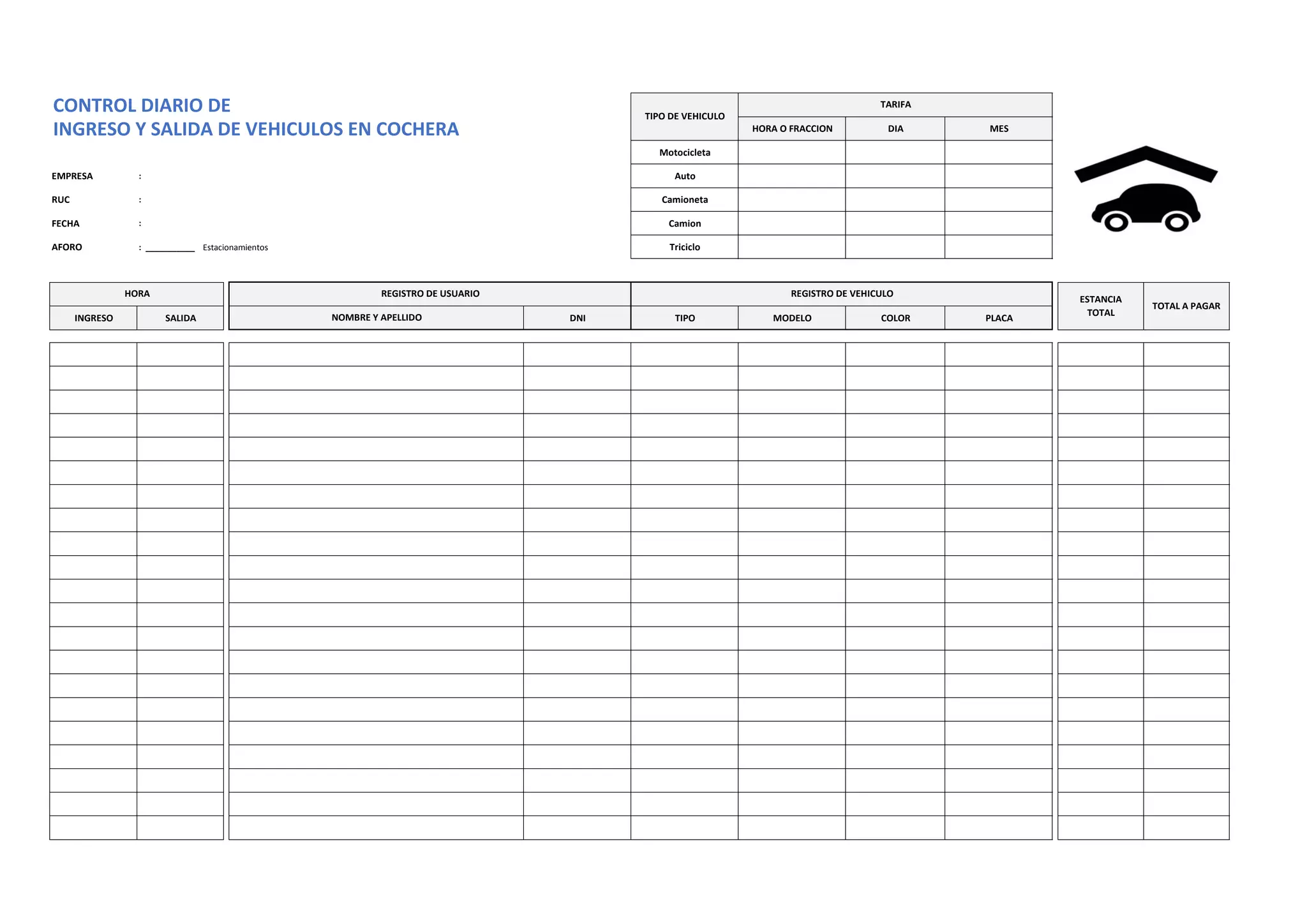 Control de ingreso y salida de vehiculo ultimo2 | PDF