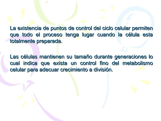 Control del ciclo celular | PPT