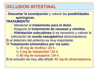 Control de sintomas enfermo terminal | PPTX