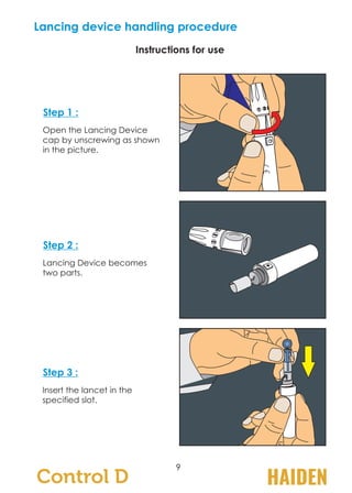 Control D Blood Glucose Monitor - Manual (mg/dl) | PDF