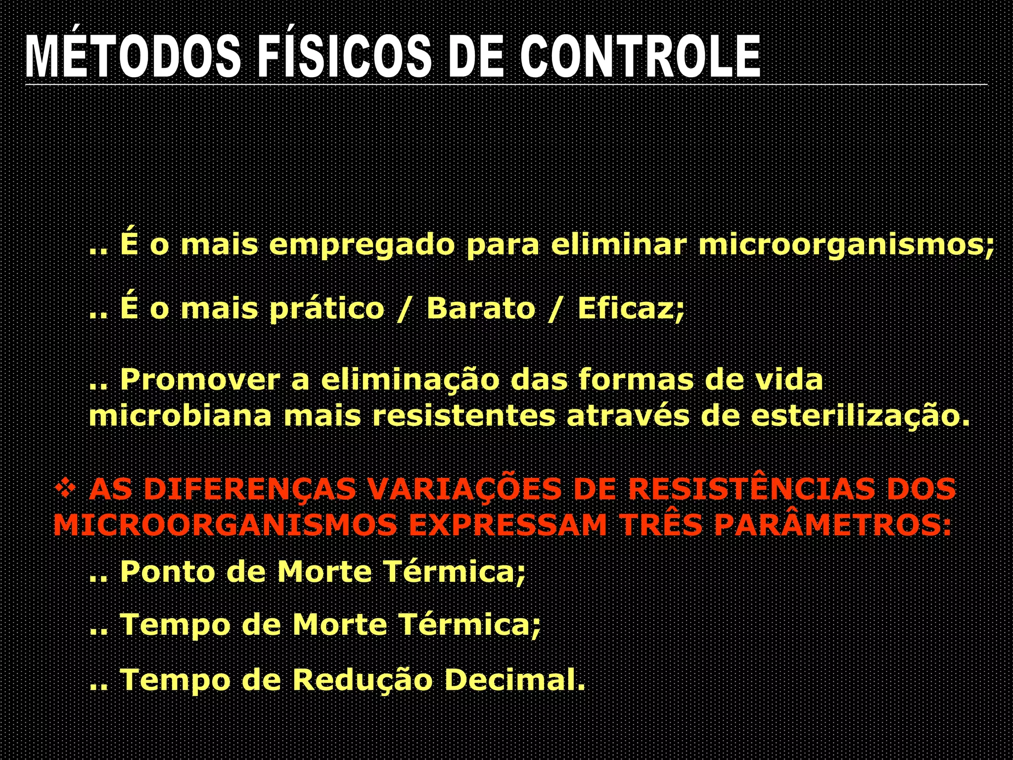 Controle De Microorganismos | PPT