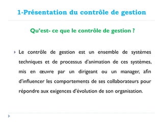 CONTROLE de gestion s6 economie gestion | PDF
