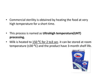 Control of microorganisms in food | PPTX