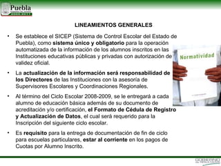 Control Escolar Zona089 | PPT