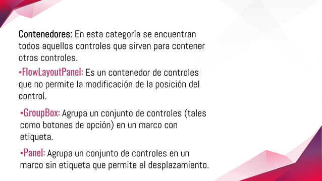 Controles y datos de visual basic | PPTX | Programming Languages ...