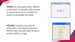 Controles y datos de visual basic | PPTX