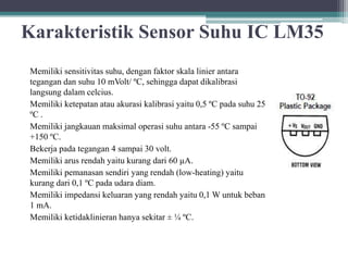 Control Fan AC With LM-35 Sensor Based Arduino | PPT