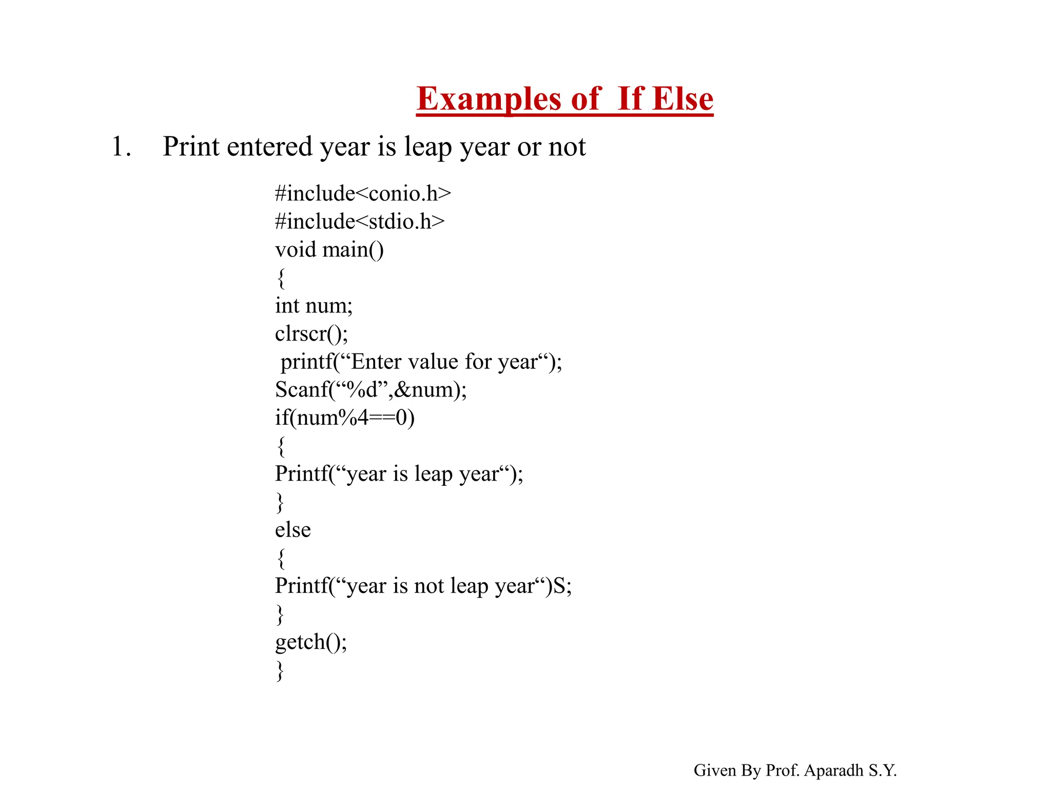 CONTROL FLOW in C.pptx | Programming Languages | Computing
