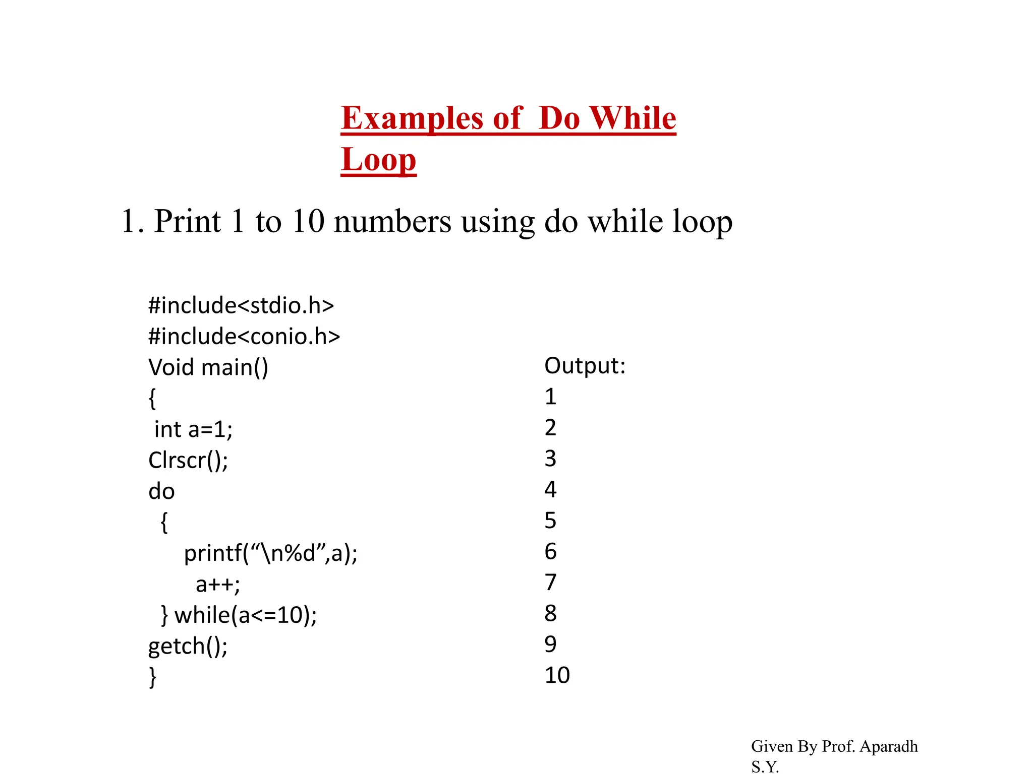 CONTROL FLOW in C.pptx | Programming Languages | Computing