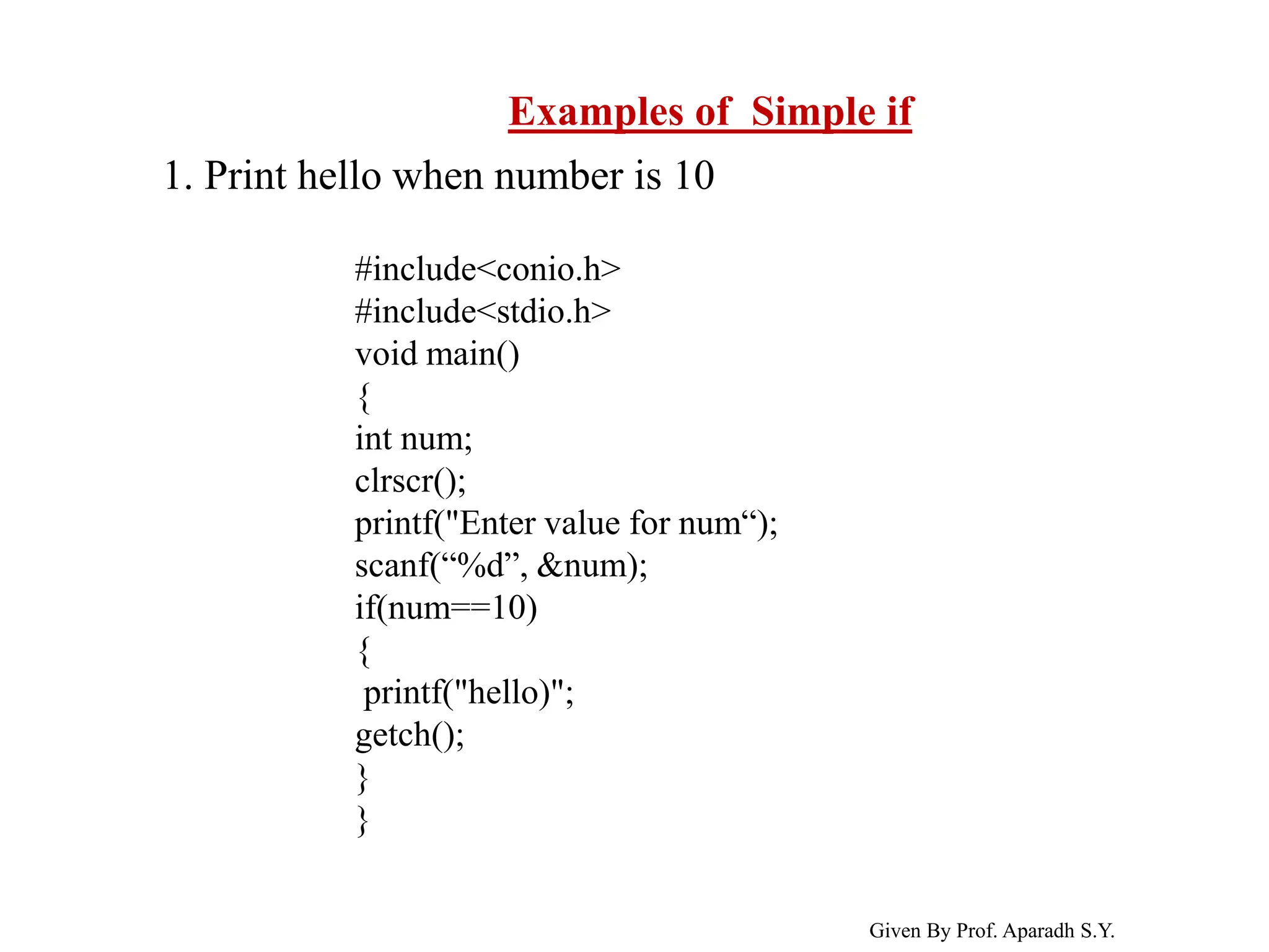 CONTROL FLOW in C.pptx | Programming Languages | Computing