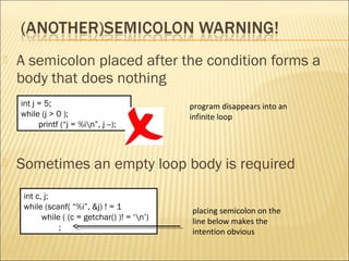 Control flow in c | PPT | Programming Languages | Computing