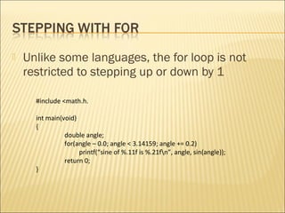 Control flow in c | PPT
