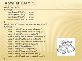 Control flow in c | PPT