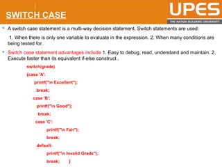 Control flow stataements | PPT
