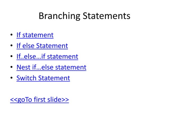 Control Flow Statements In Java Pptx Programming Languages Computing
