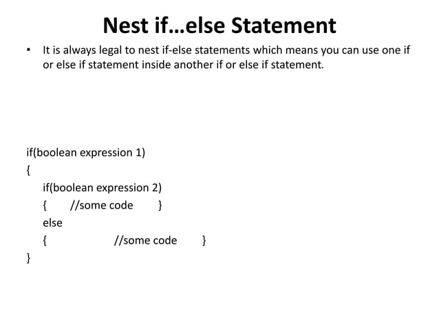 Control Flow Statements In Java Pptx Programming Languages Computing
