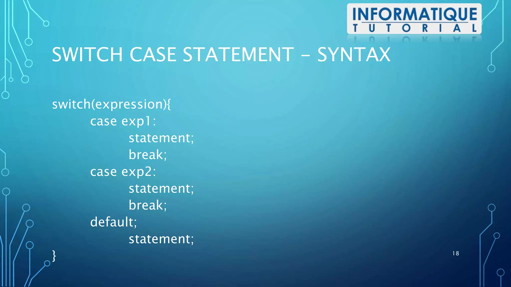 Control Flow Statements | PPTX Control Flow Statements | PPTX