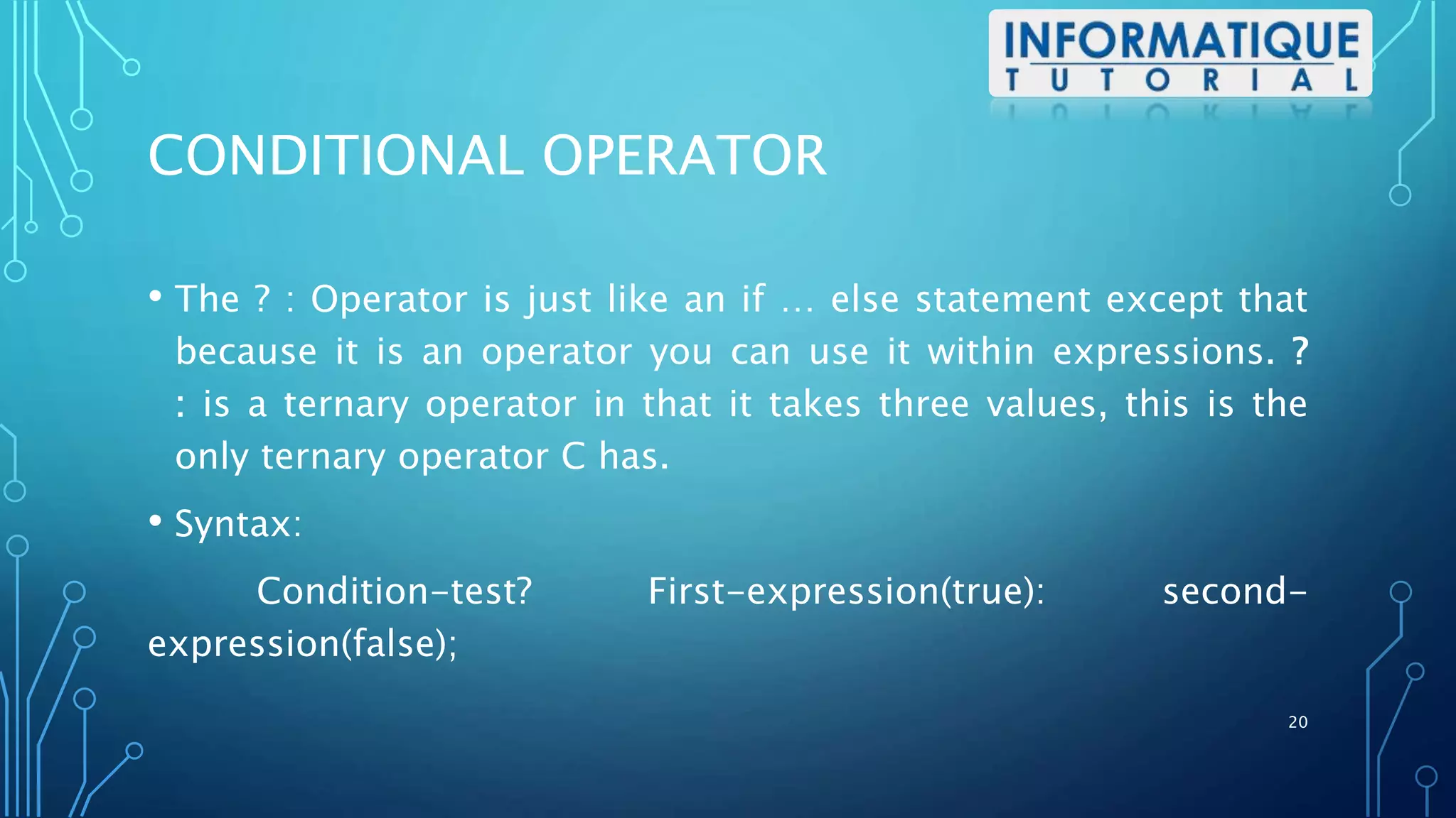 Control Flow Statements | PPTX