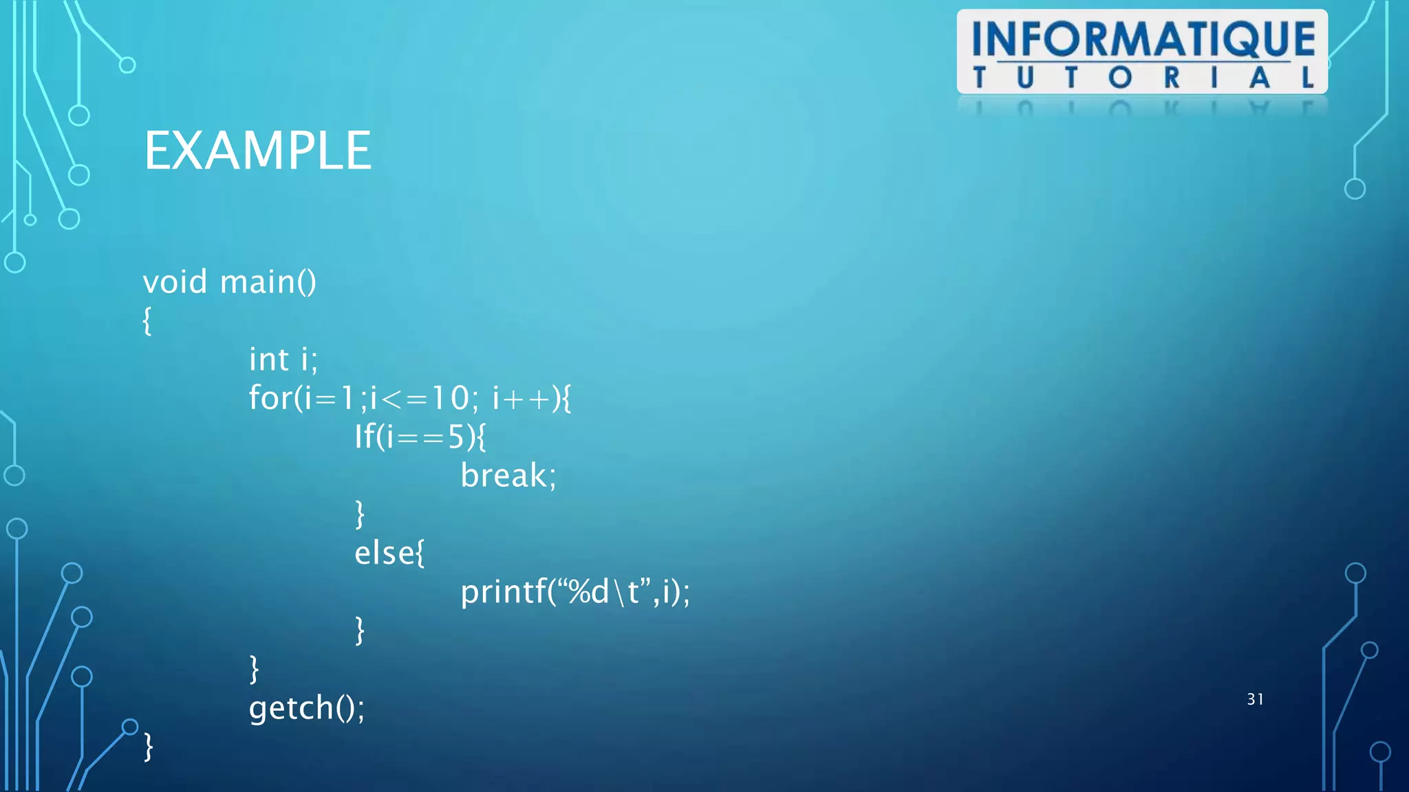 Control Flow Statements | PPTX