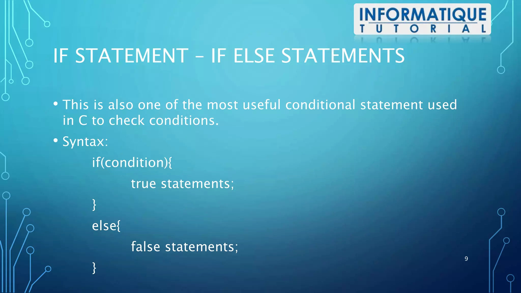 Control Flow Statements | PPTX