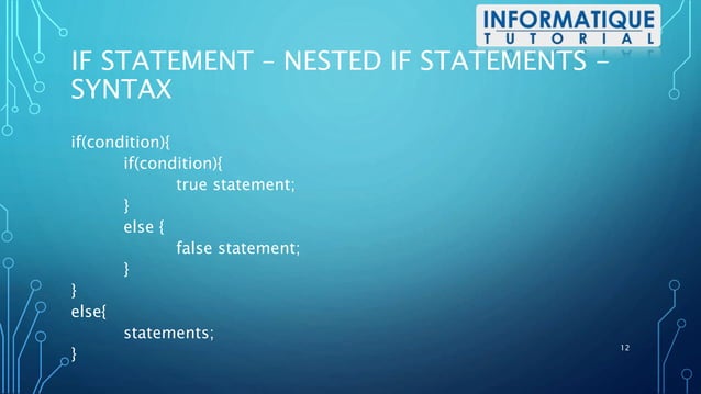 Control Flow Statements | PPTX