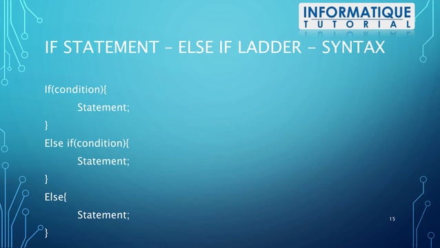Control Flow Statements | PPTX