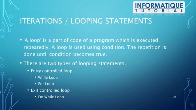 Control Flow Statements | PPTX