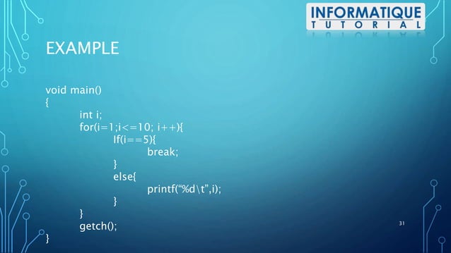 Control Flow Statements | PPTX