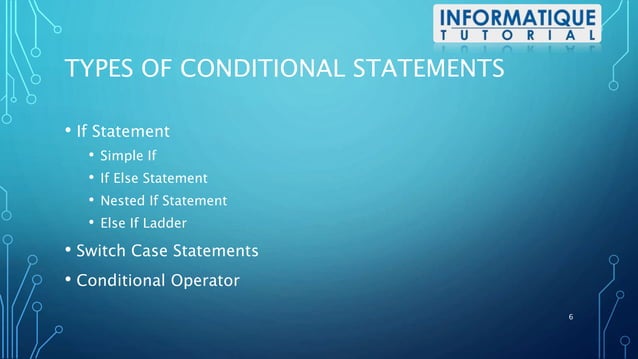 Control Flow Statements | PPTX