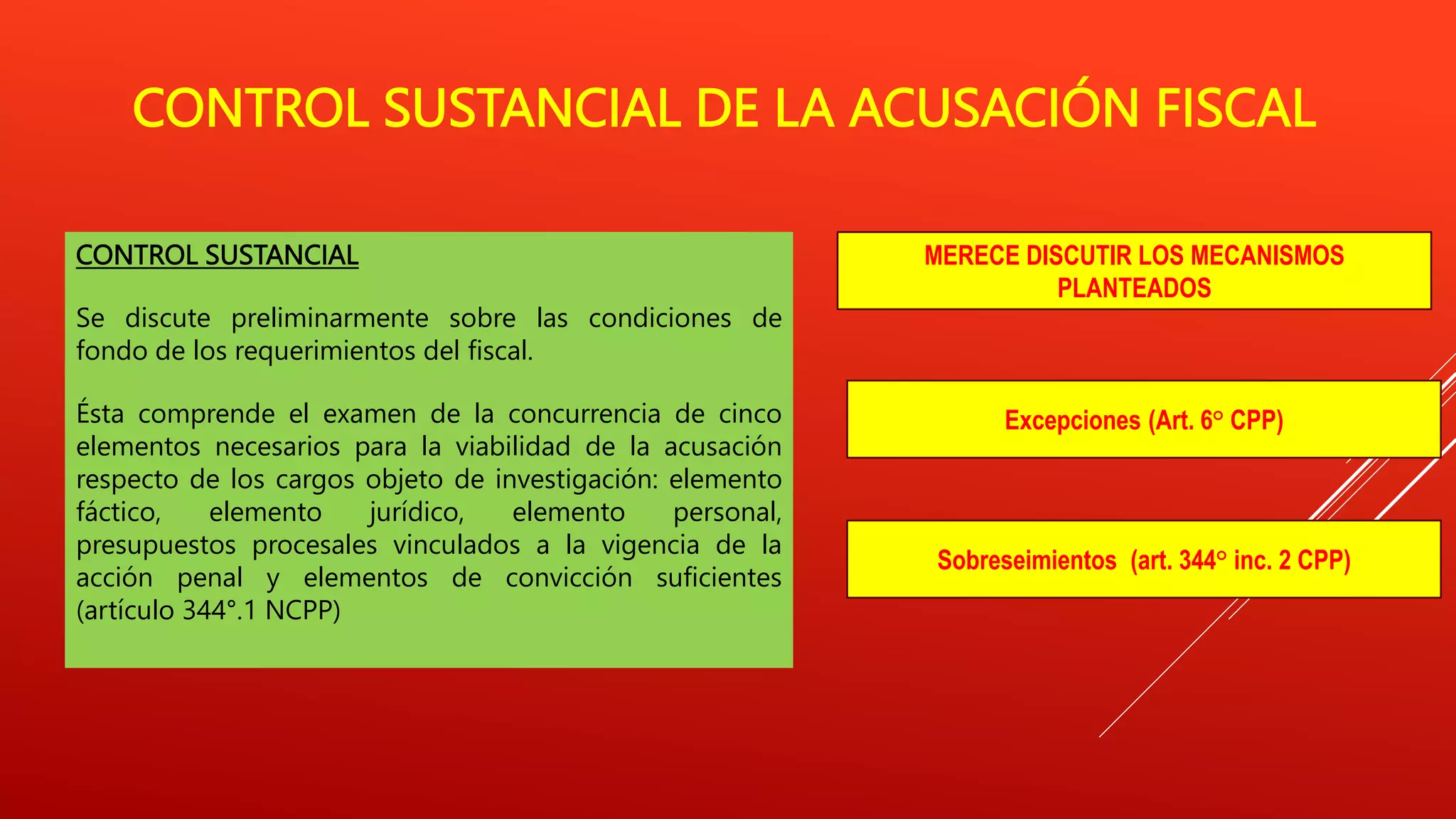 Control Formal Y Control Sustancial De La AcusaciÓn Pptx