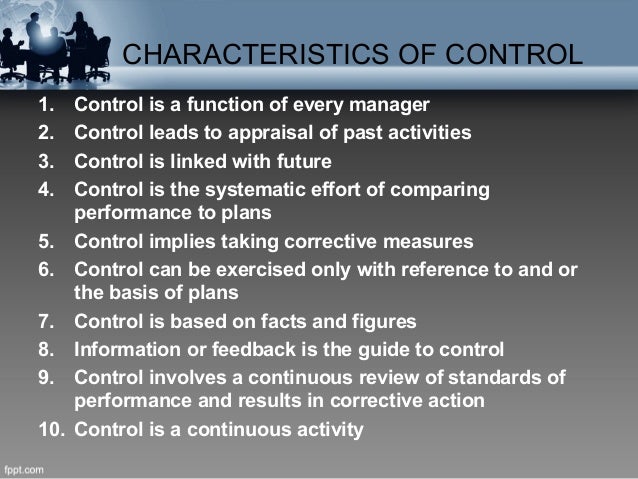 Control function