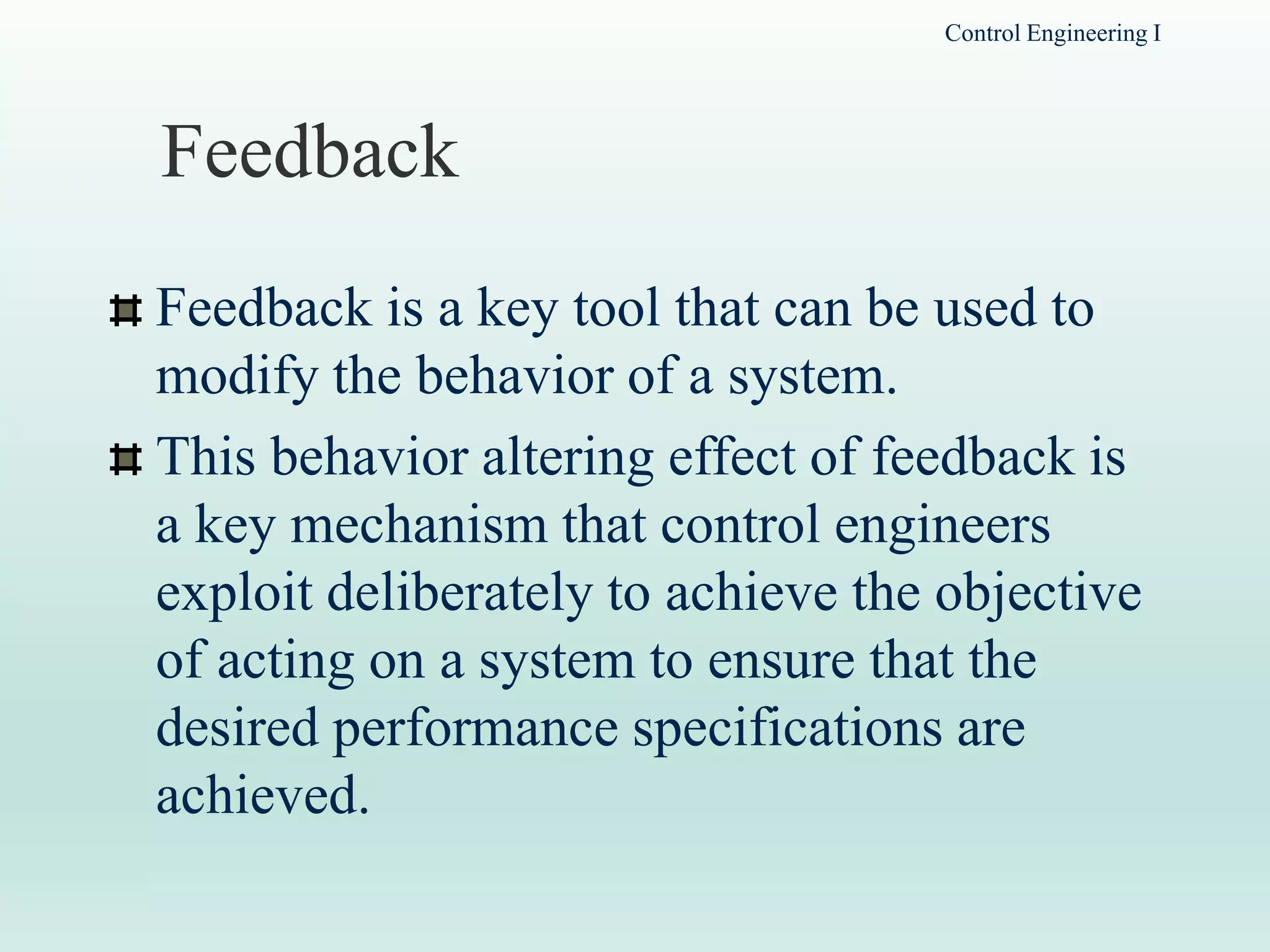 Control I Introduction Ppt