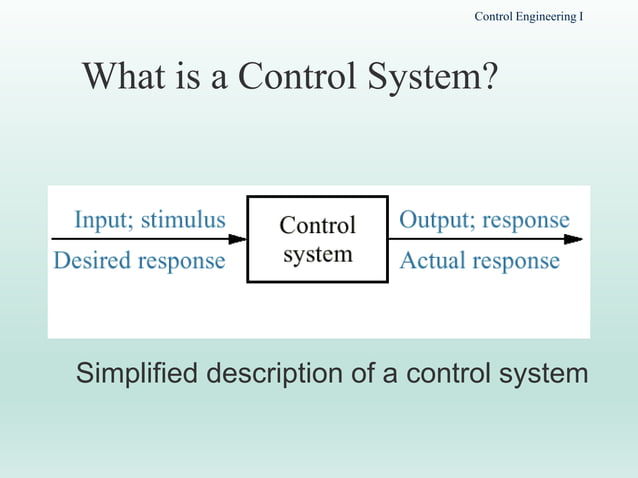 Control I Introduction Ppt