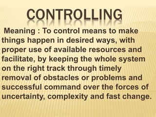 Controling | PPT