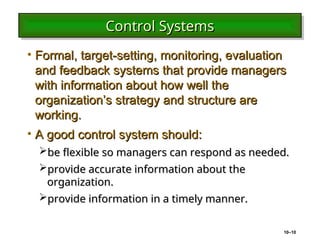 Types of Controlling:FeedbackControl, FeedForward control | PPT