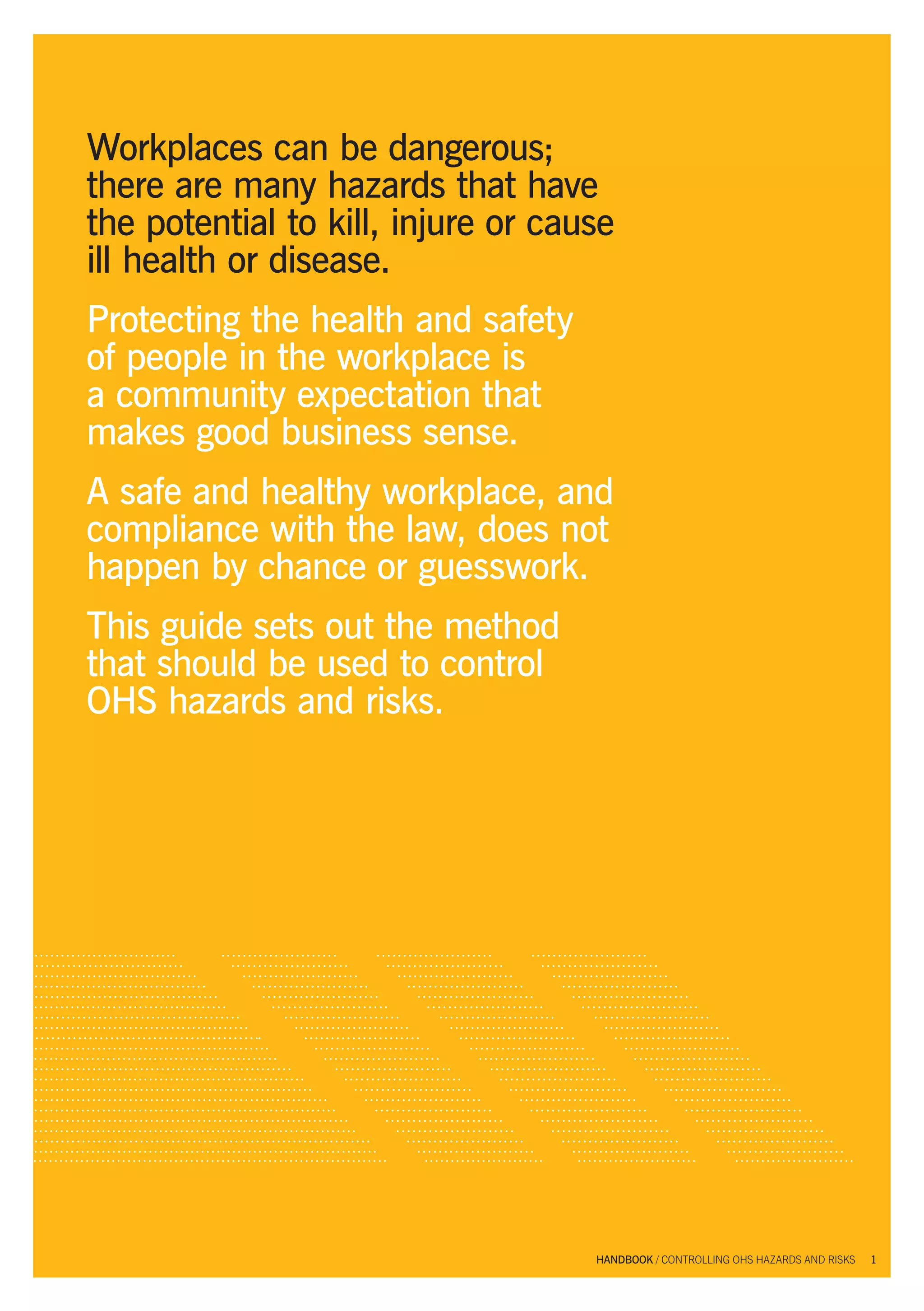 Controling osh hazards and risks | PDF