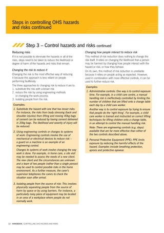 Controling osh hazards and risks | PDF