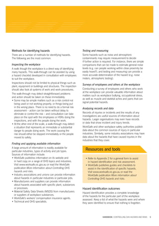 Controling osh hazards and risks | PDF