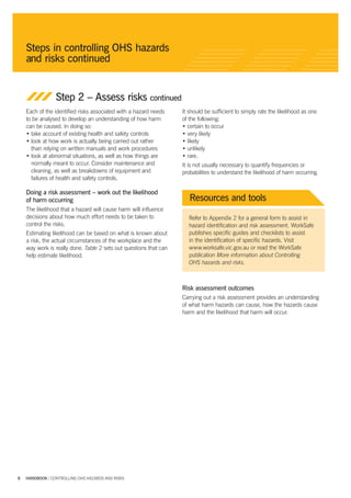 Controling osh hazards and risks | PDF
