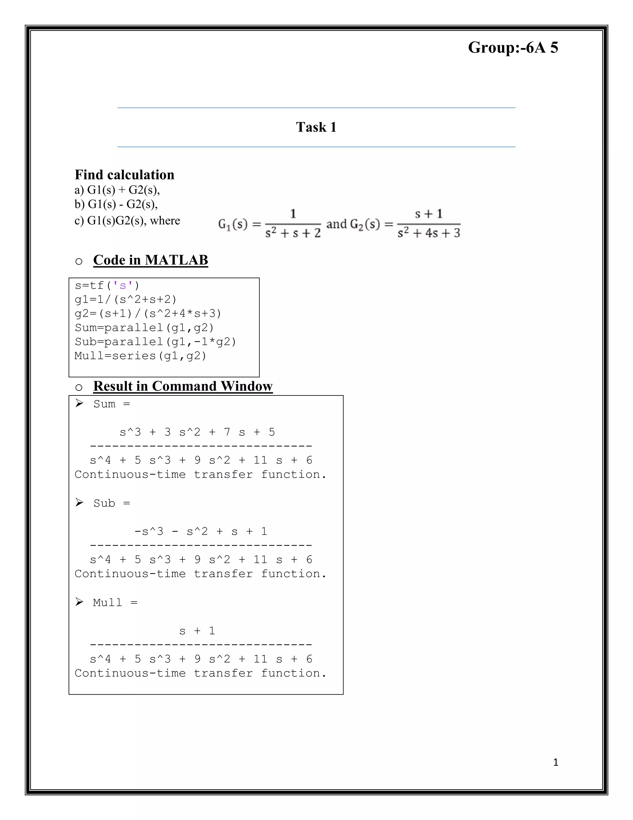 Analysis of Electro-Mechanical System | PDF