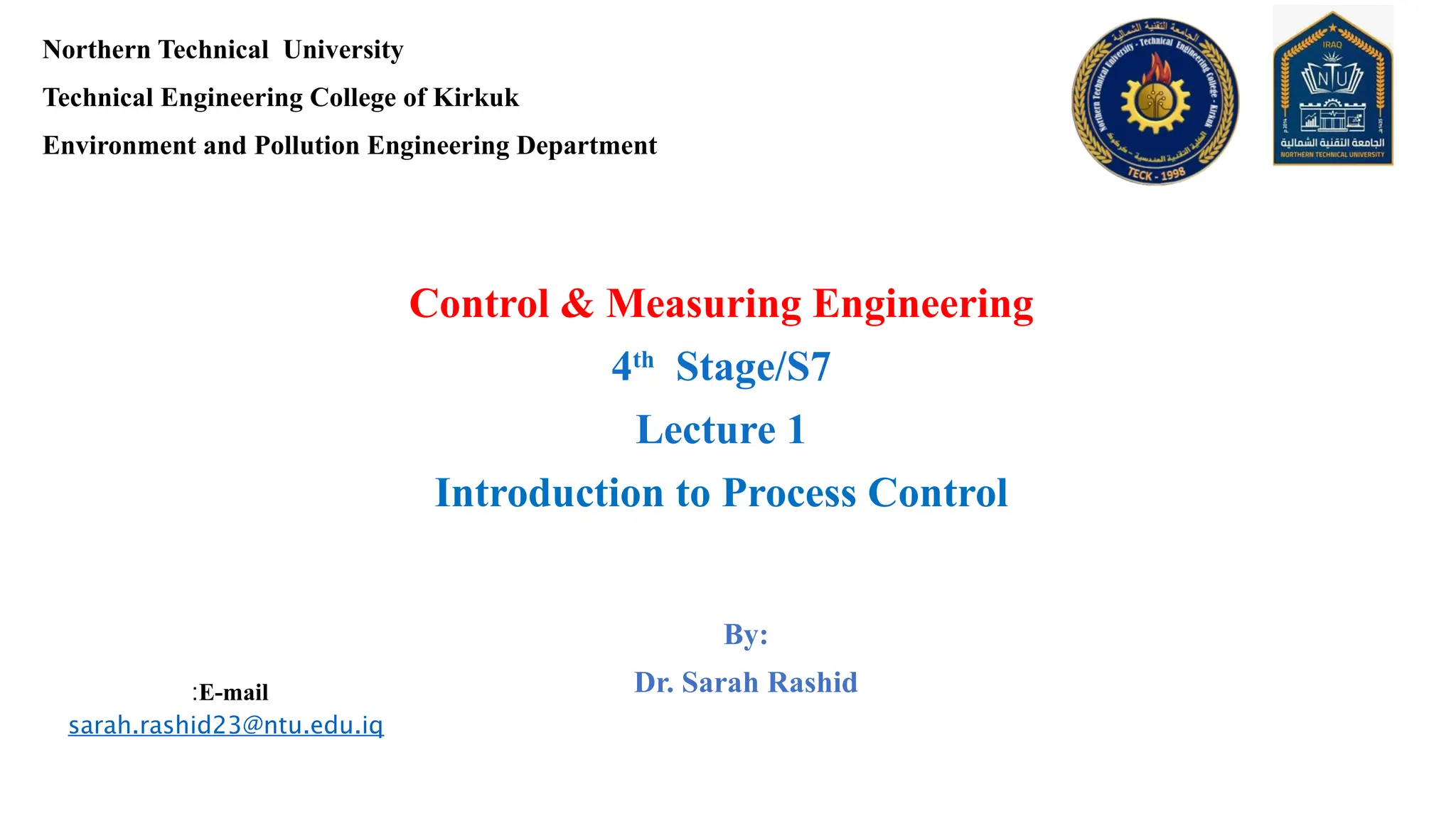 Control PROCESS LEC 1 INTRODUCTION Lec.pptx