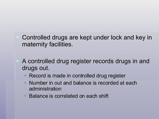 Controlled Drugs | PPT